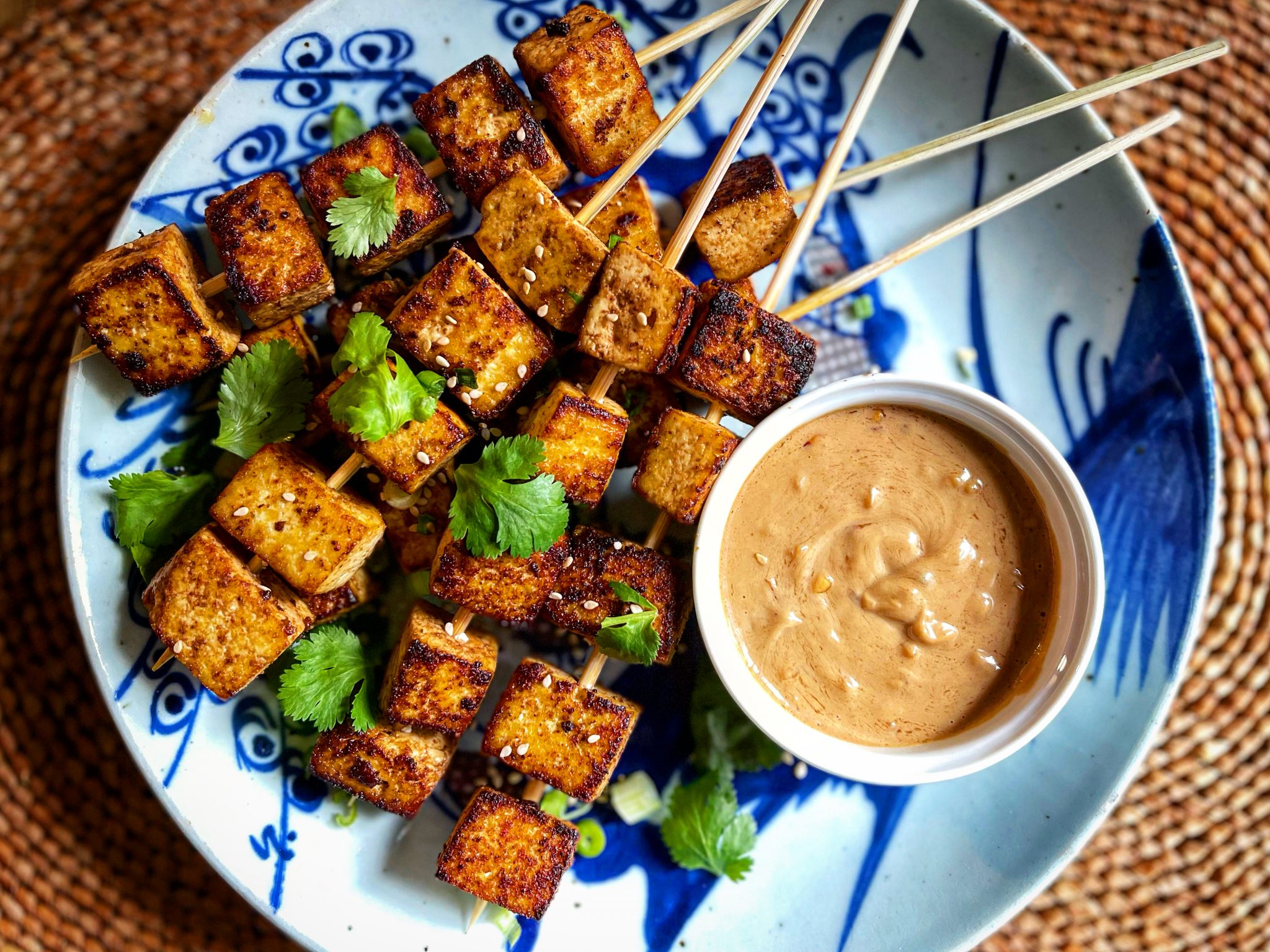 Tofu Satay/Skewers - Yohana Yoshe | The Pretend Blogger