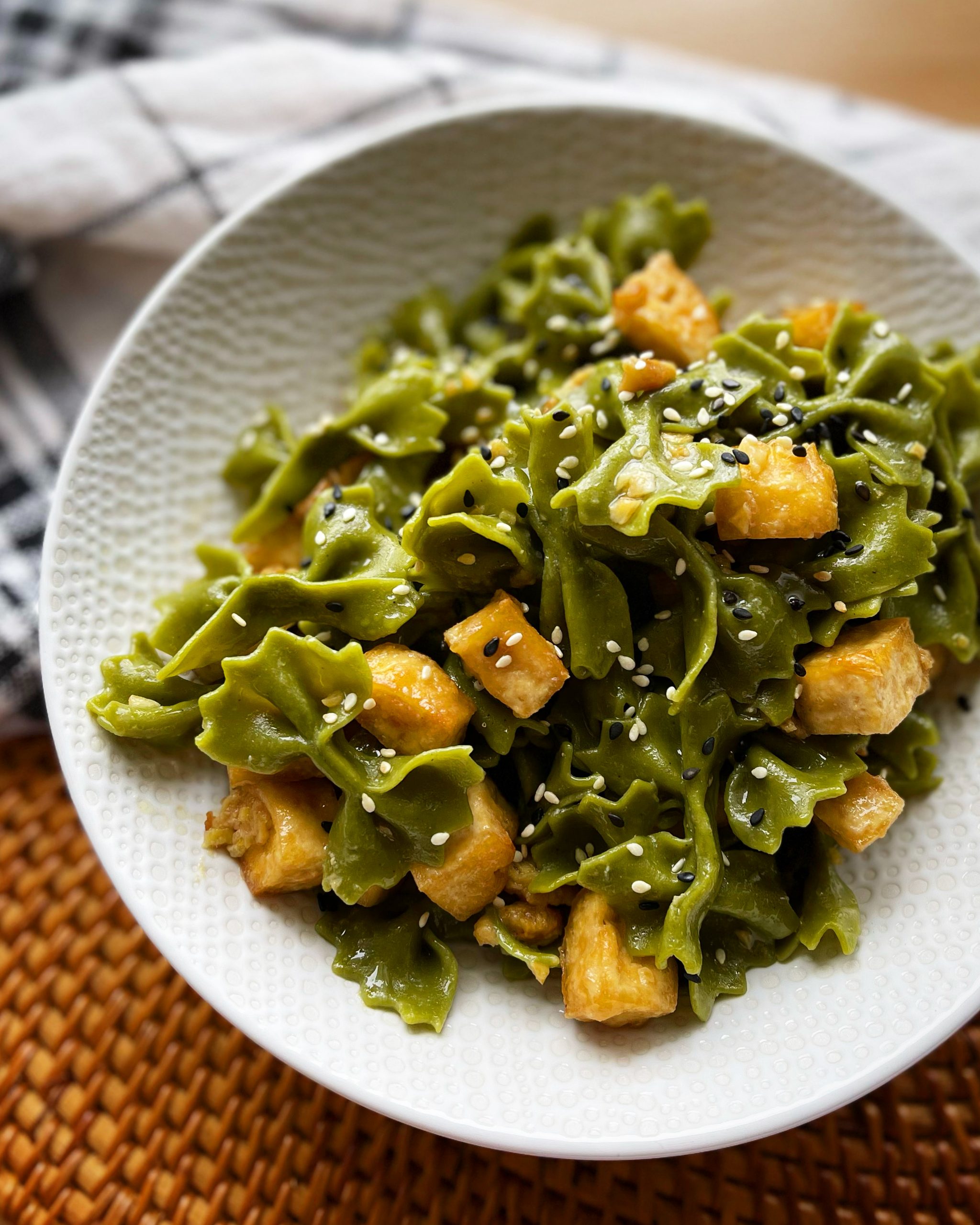 Miso Butter Matcha Pasta - Yohana Yoshe | The Pretend Blogger